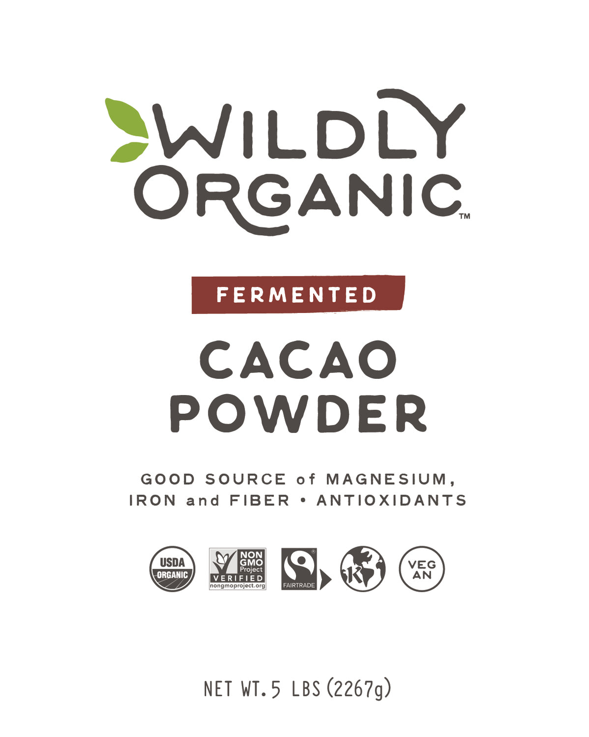 Raw Cacao Powder | Fair-trade Certified | Wildly Organic
